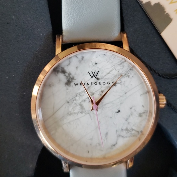 Wristology | Accessories | Nwt Wristology Rose Gold Marble Face Watch ...